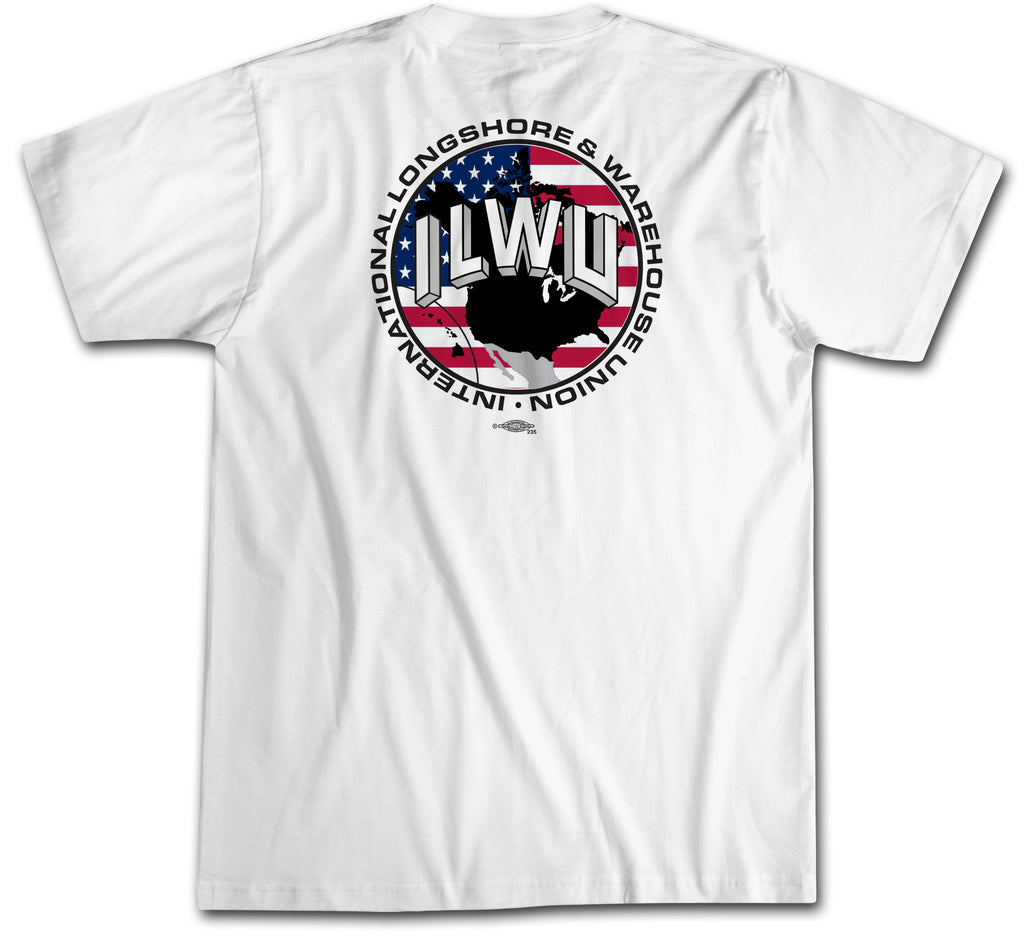 Longie Hand Hook - ILWU T Shirt - Short Sleeve – Hardcore Longshore