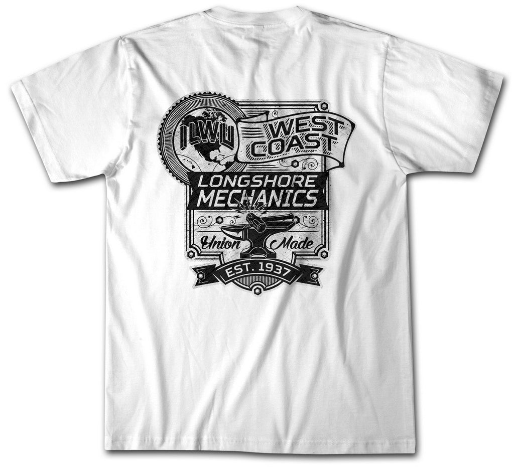 Longshore Mechanics 2016 - ILWU T Shirt - Short Sleeve – Hardcore Longshore